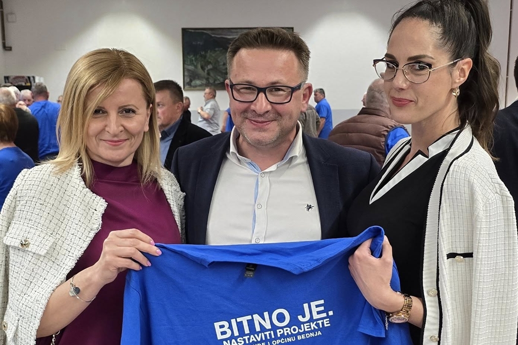 Foto - HDZ: Damir Poljak u Bednji predstavio program za snažan nastavak razvoja općine