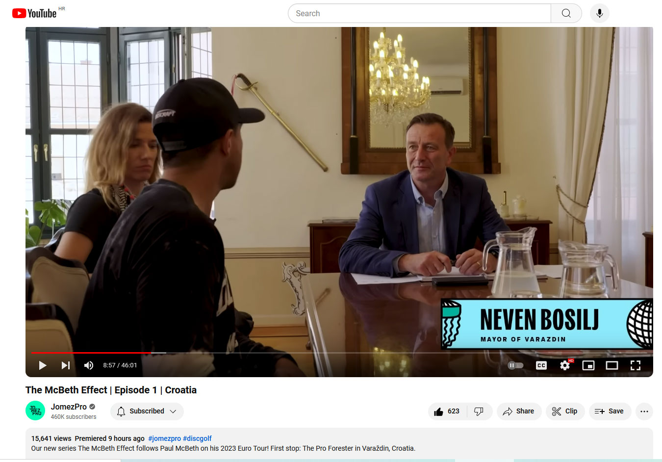 Varaždin u fokusu prve epizode američkog disc golf dokumentarca