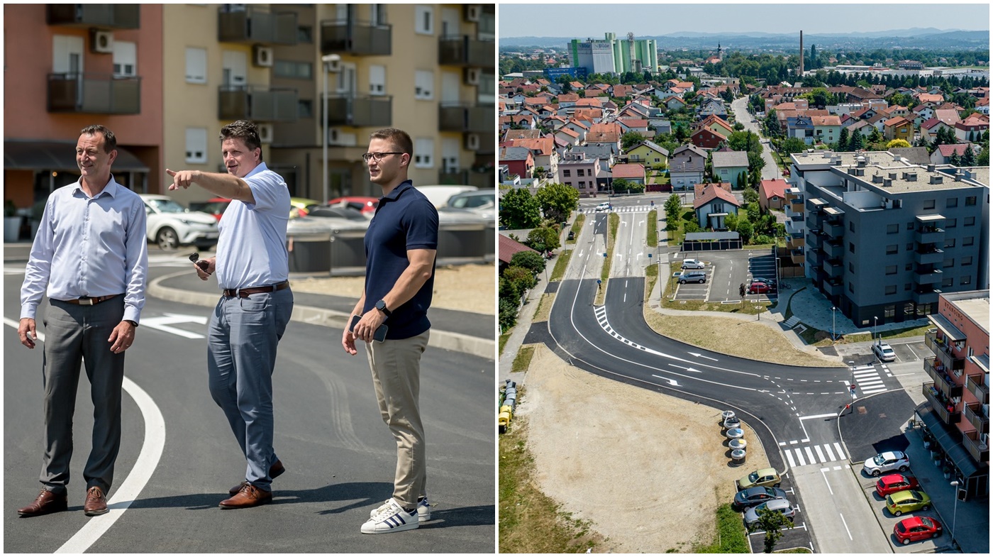 Foto - Bosilj, Marković i Lukavečki obišli rekonstruiranu Zadarsku ulicu u Grabanicama