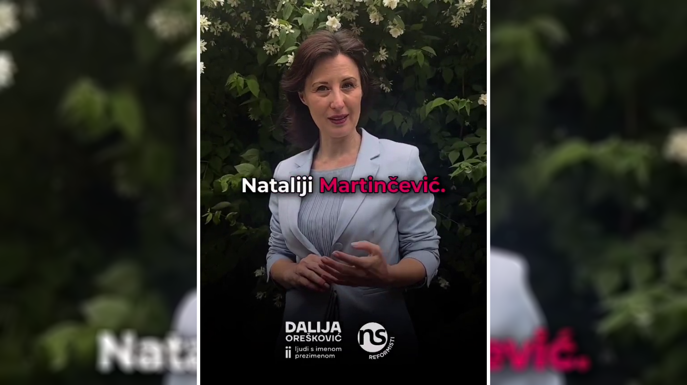 Video - Dalija Orešković objavila video podrške Nataliji Martinčević, evo i koje još stranke